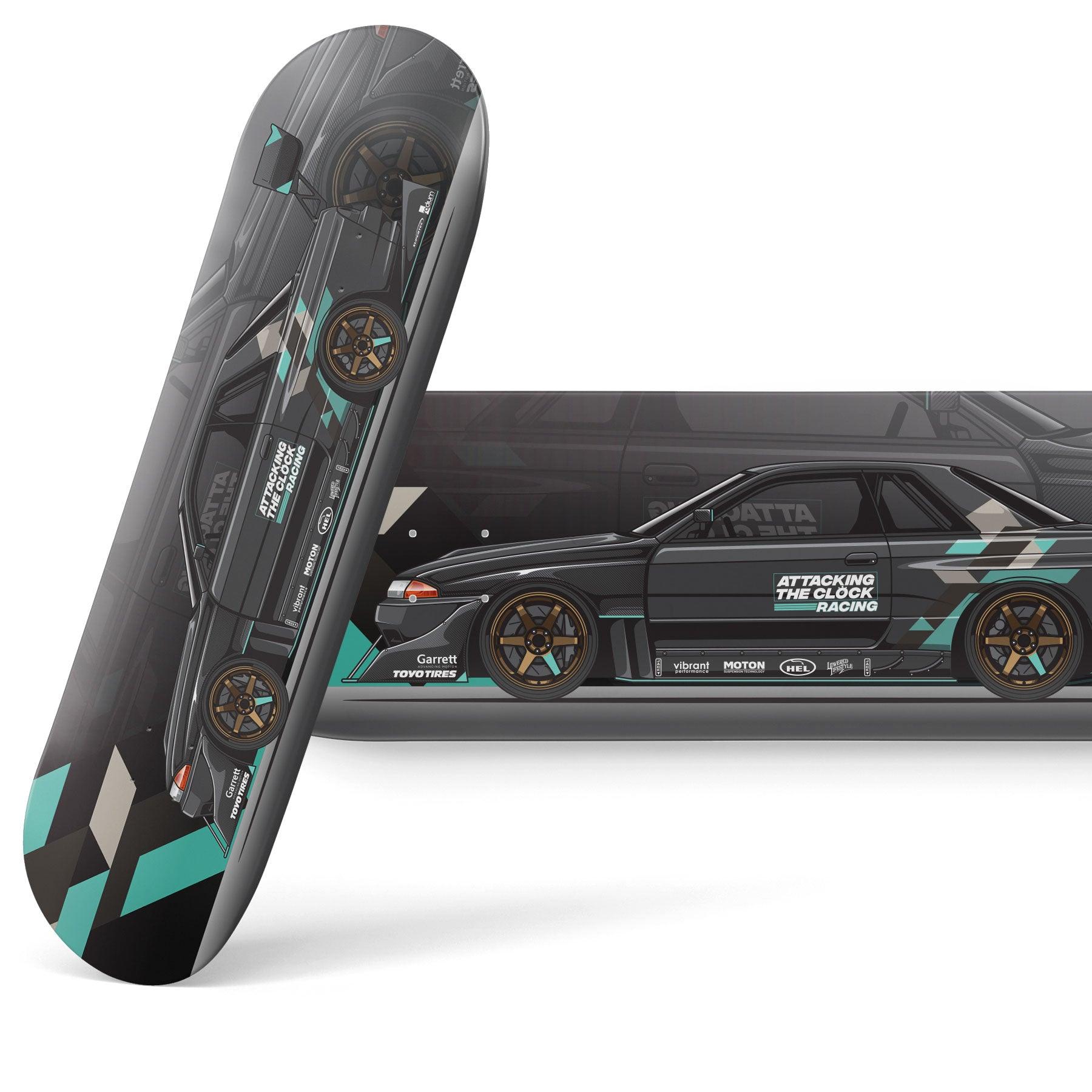 Limited Edition Nissan R32 GTR Time Attack Skateboard Deck – Attacking ...