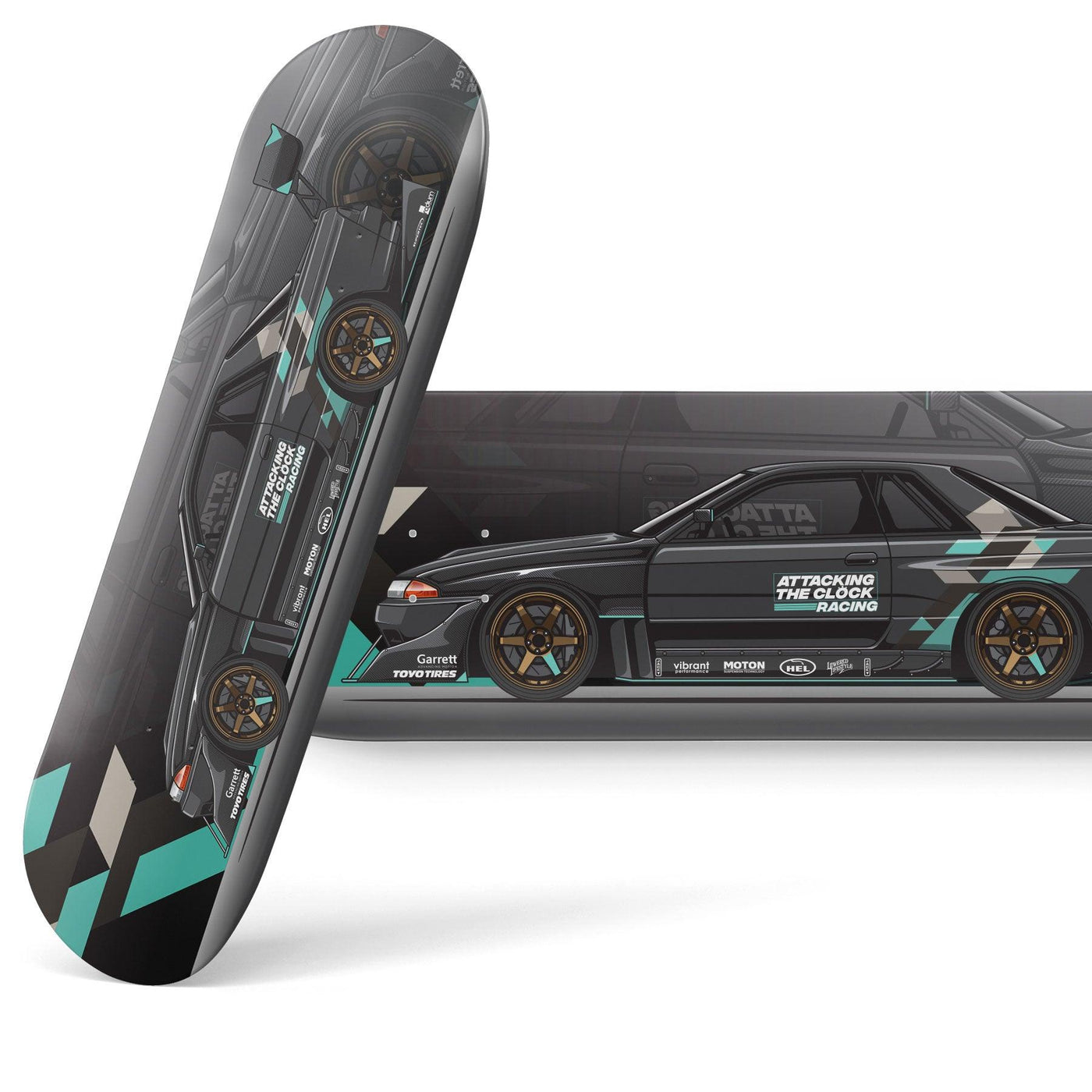 Limited Edition Nissan R32 GTR Time Attack Skateboard Deck – Attacking ...